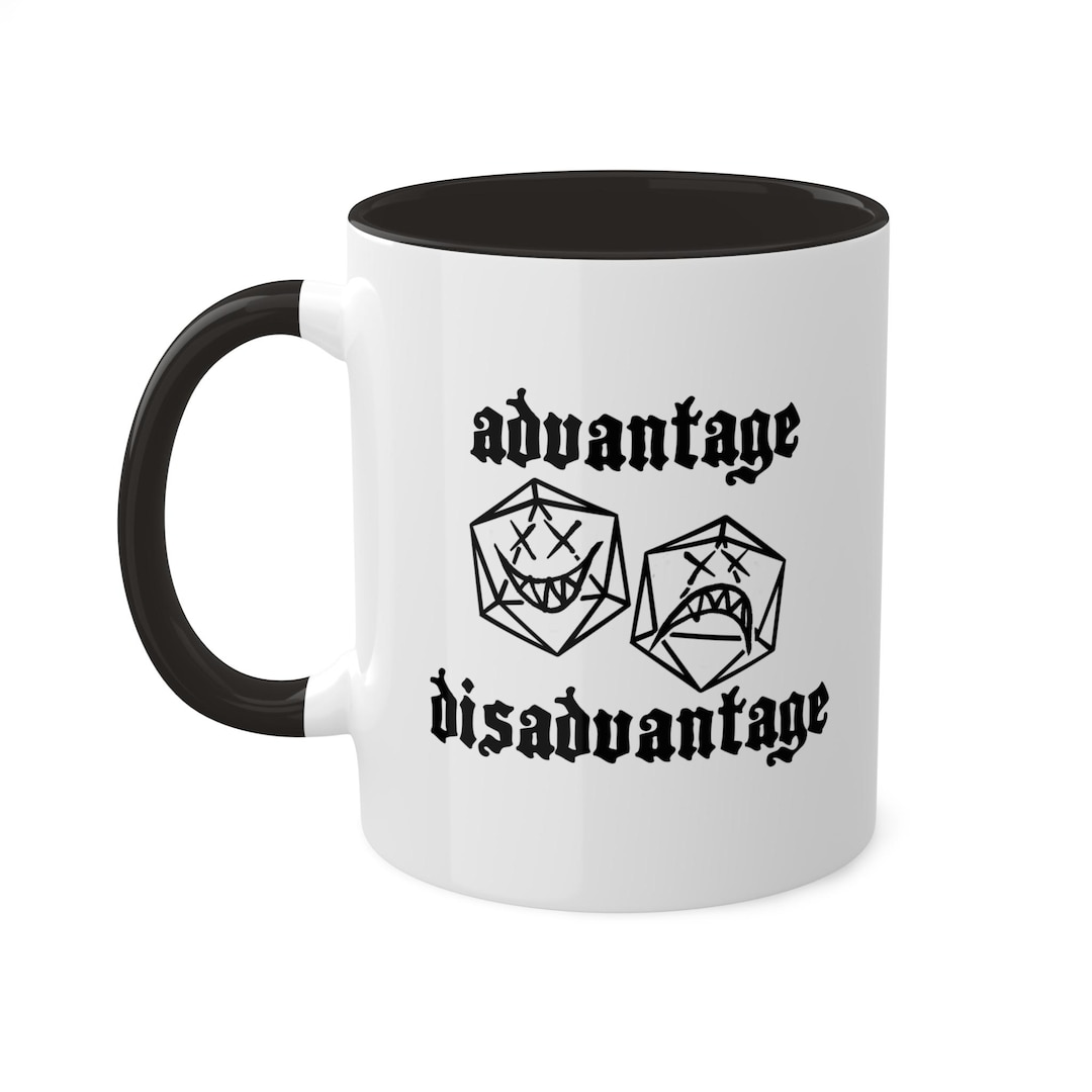 Advantage/disadvantage Mug Dnd Mug Dnd Accessories DD Dice Dnd Dice Set ...