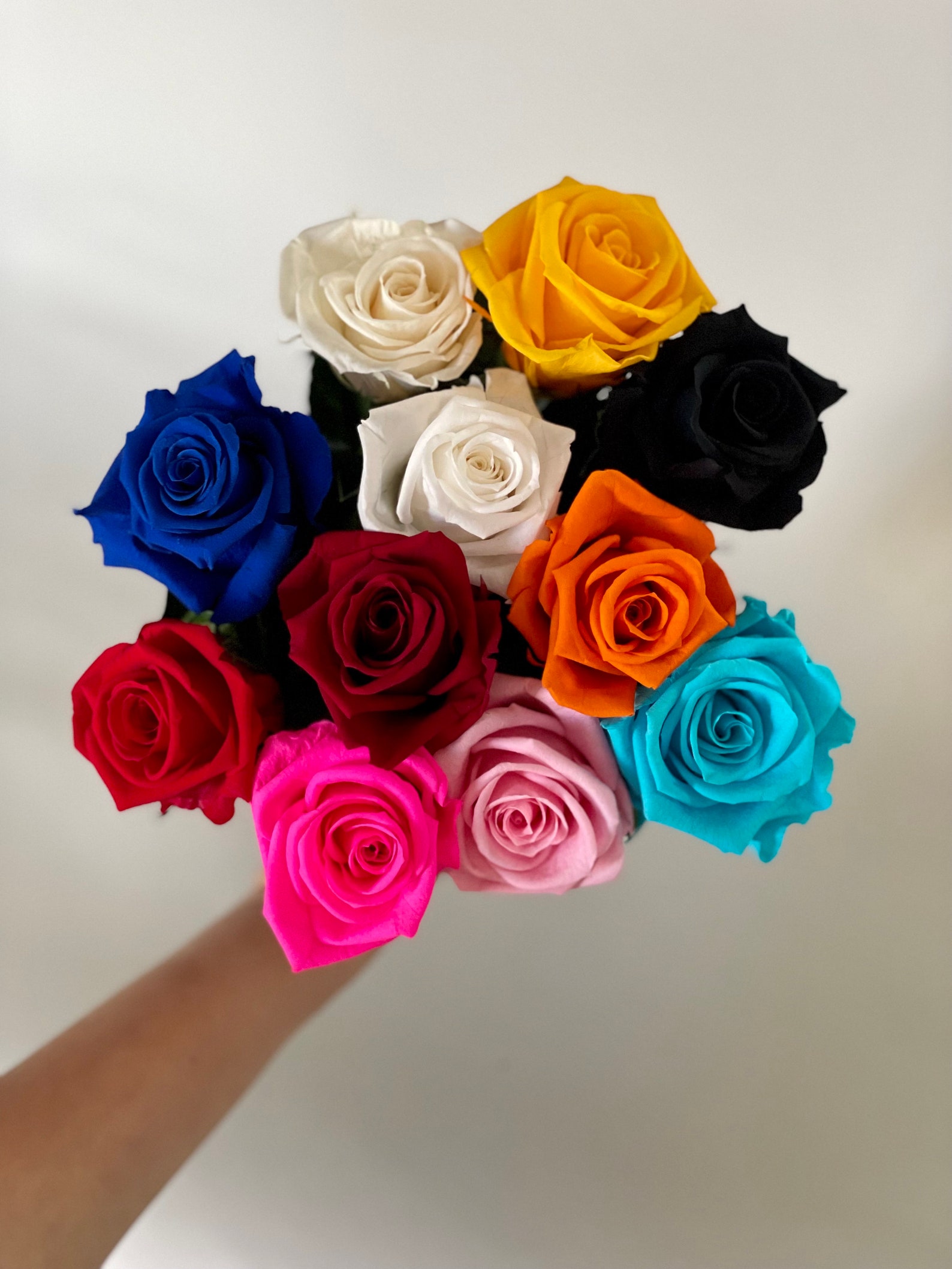 Preserved Rose With Stem I Forever Rose for Anniversary I Infinity Rose ...
