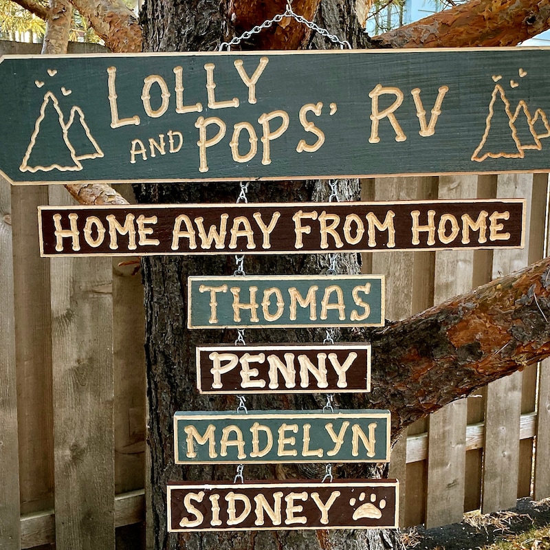 Personalized Camping Signs - Etsy