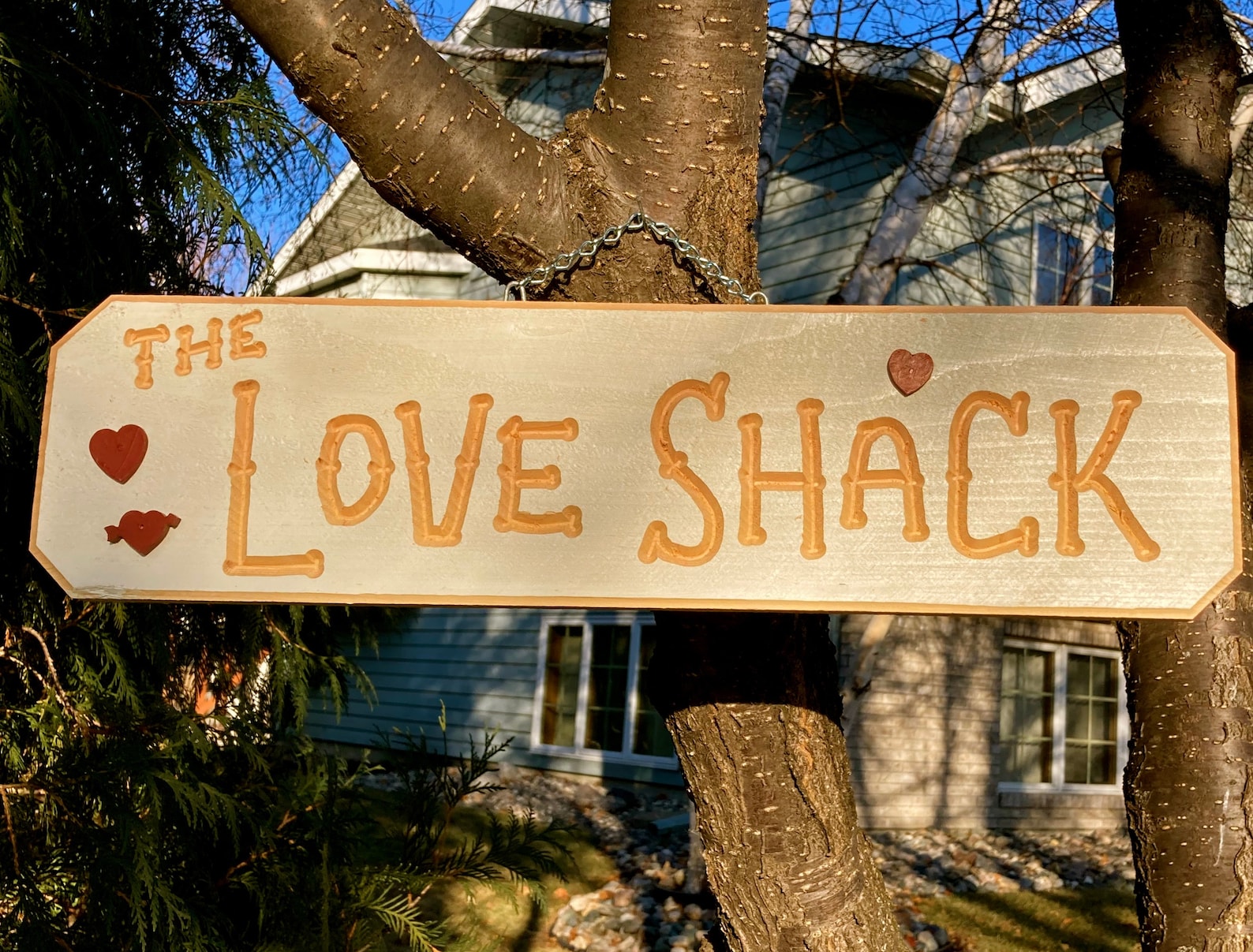 Carved LOVE SHACK Sign Wood Cabin 5 1/2 Wide 18 Inches Long 58 - Etsy