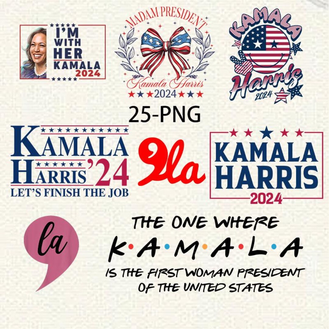 Kamala Harris SVG Pattern: Adds Political Elements to Your Designs - Etsy