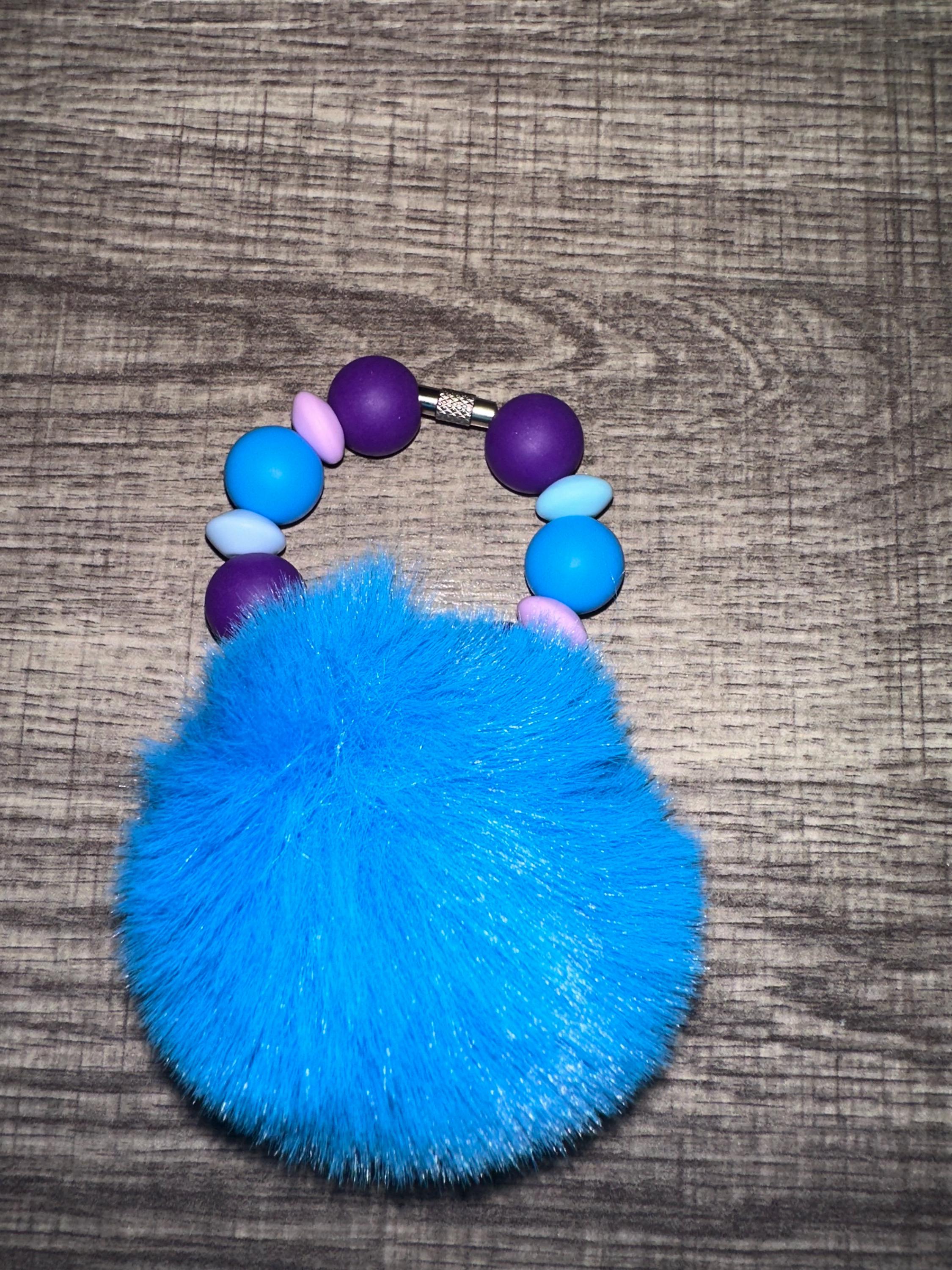 Purple and Blue Puff Custom Bead Stanley Charm - Etsy