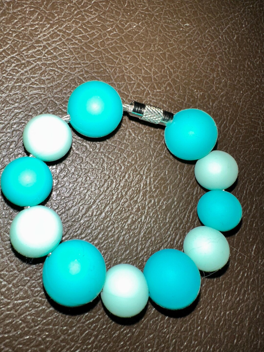 Custom Beaded Cup Charm Turquoise and Mint - Etsy