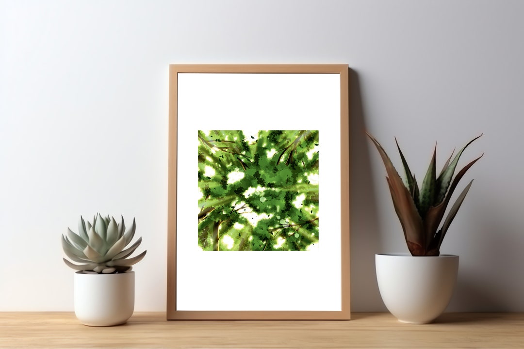 Komorebi Forest Landscape Printable Wall Art Cute Wall Art 12 X 16, 12 ...