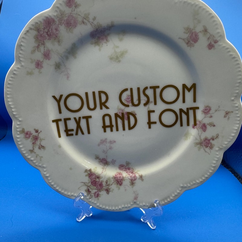 Small Plates Vintage China - Etsy