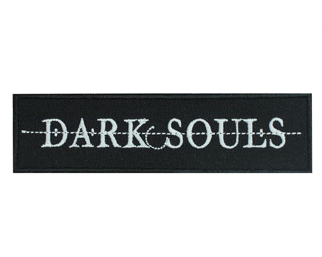 Dark Souls Logo Patch, Fromsoftware Patch, Dark Fantasy Embroidery ...