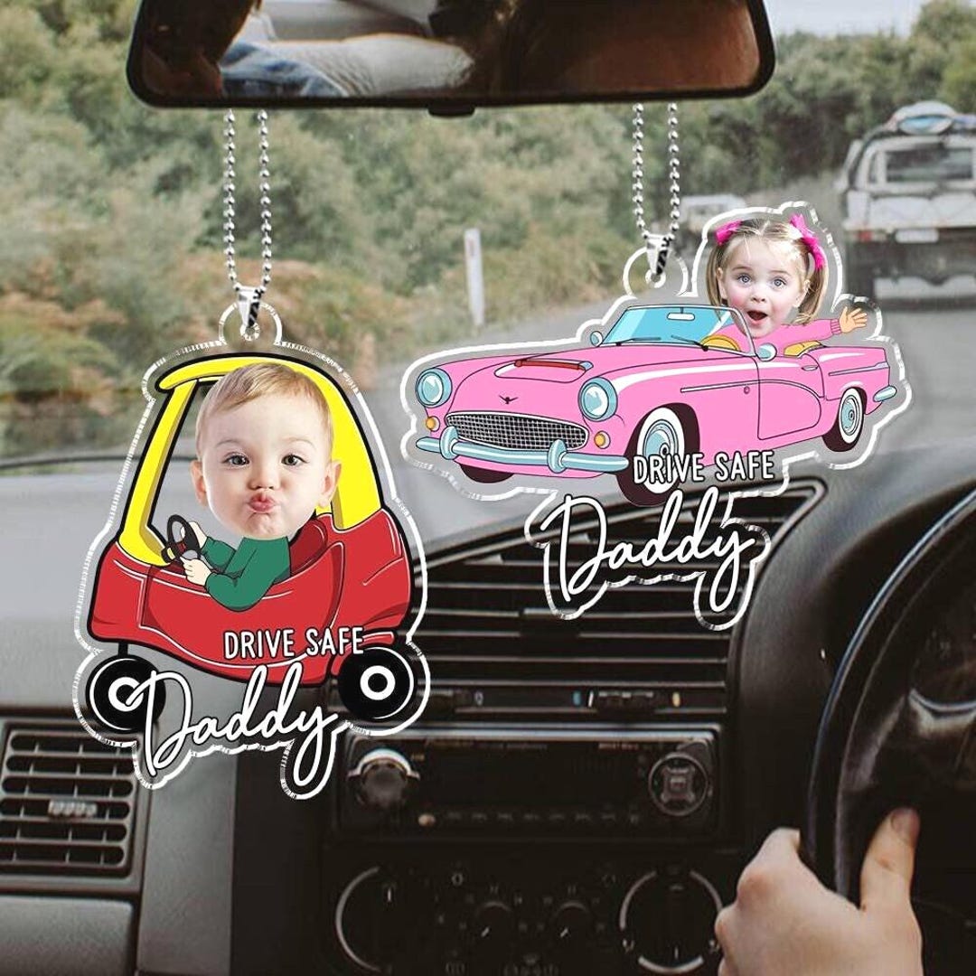 Custom Car Ornament, Father's Day Gift for Dad, Drive Safe Daddy ...