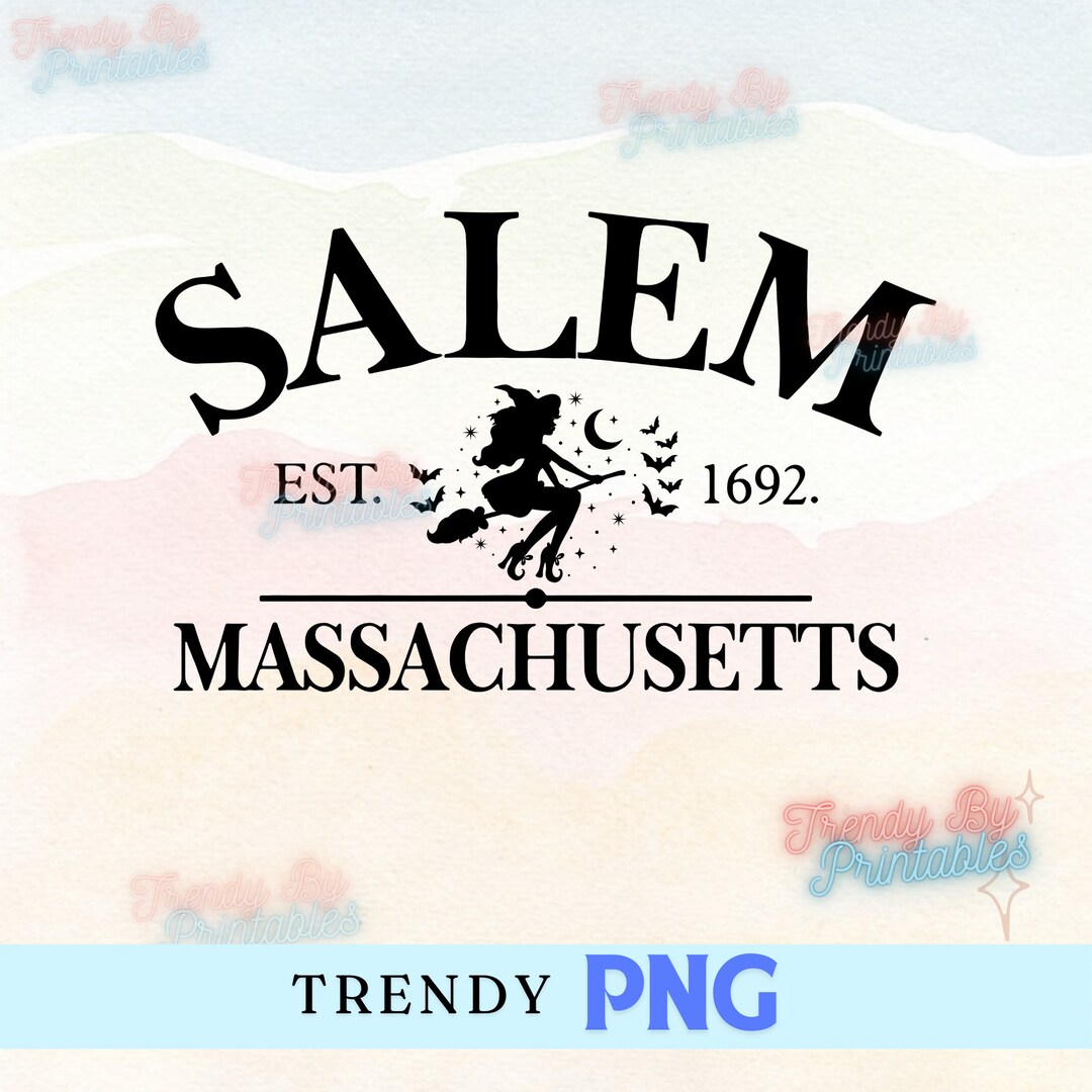 Salem 1692 Png, Salem Massachusetts Png, Halloween Witchy Vibes, 1692 ...