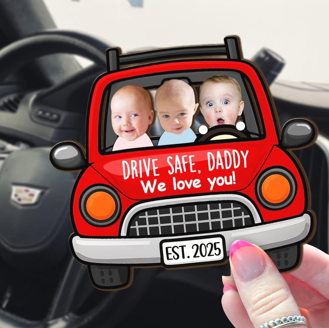 Drive Safe Dad Visor Clip, Fathers Day Gift for Dad, Personalized ...