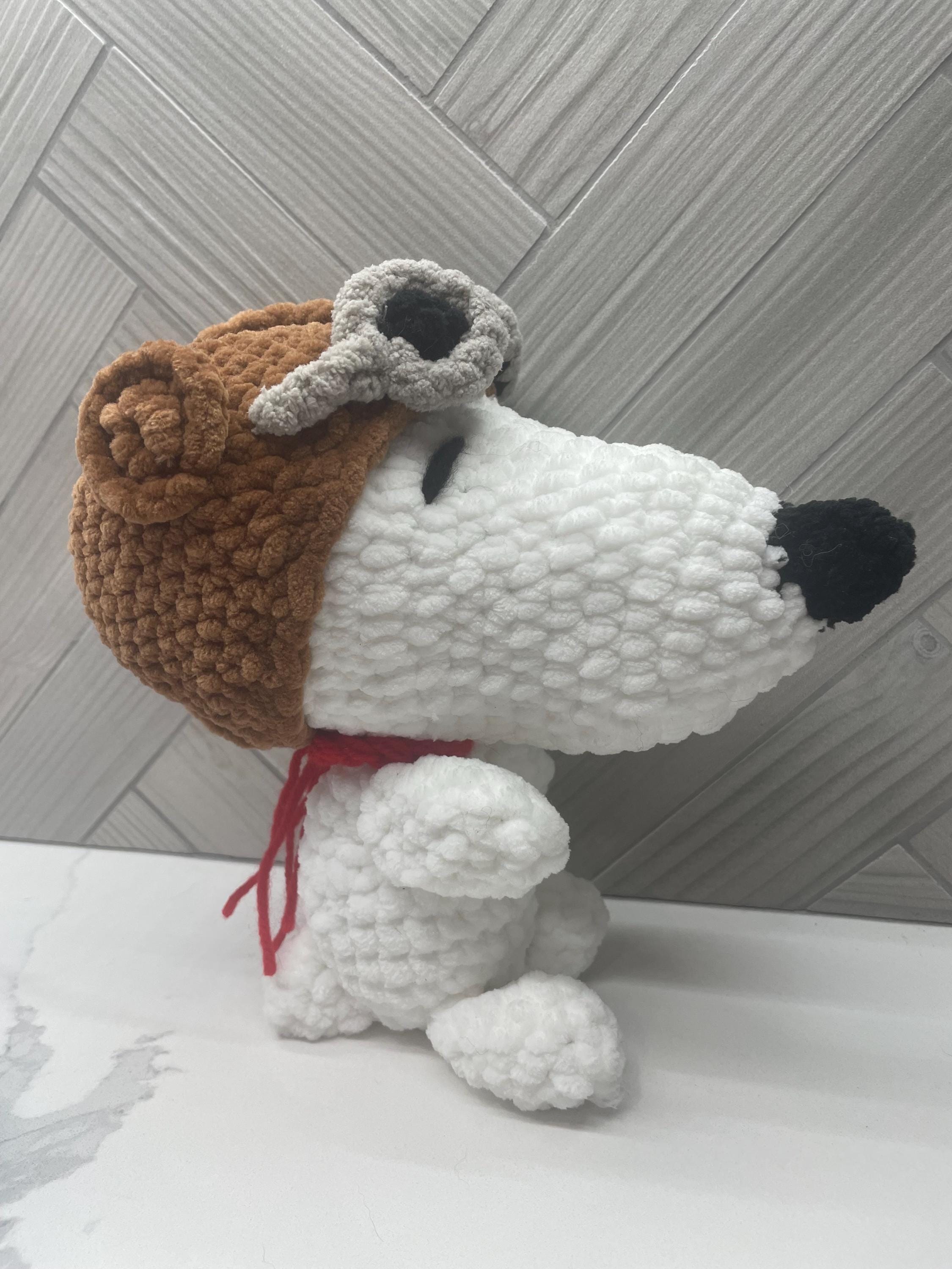 Aviator Snoopy Amigurumi Pattern - Etsy