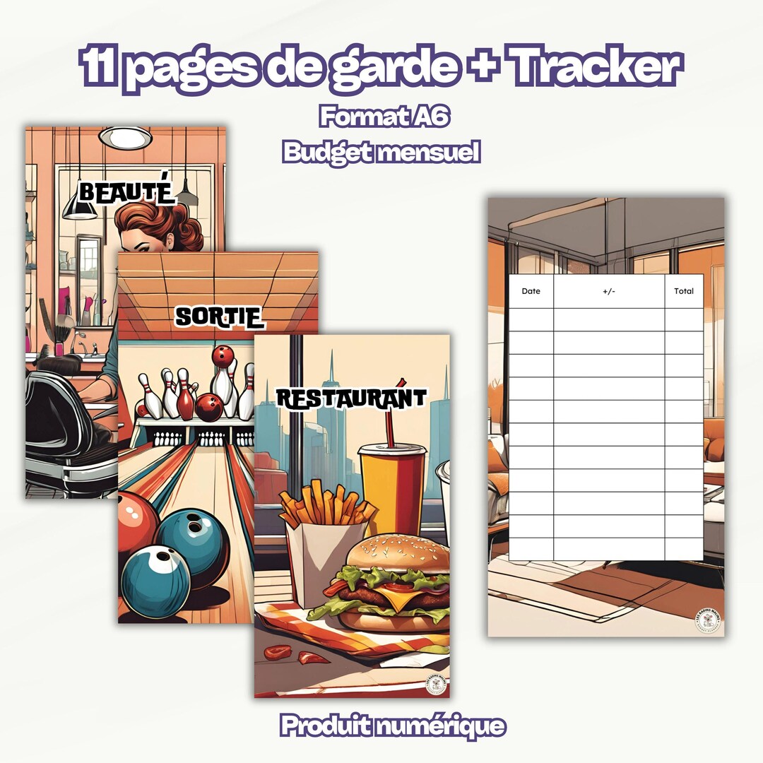 11 Cover Pages for Monthly Budget Planner / Tracking Tracker to Print ...