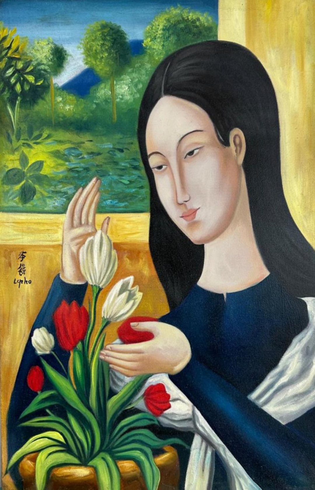 Le Pho - Oil on Canvas, Signed, Artwork - Etsy