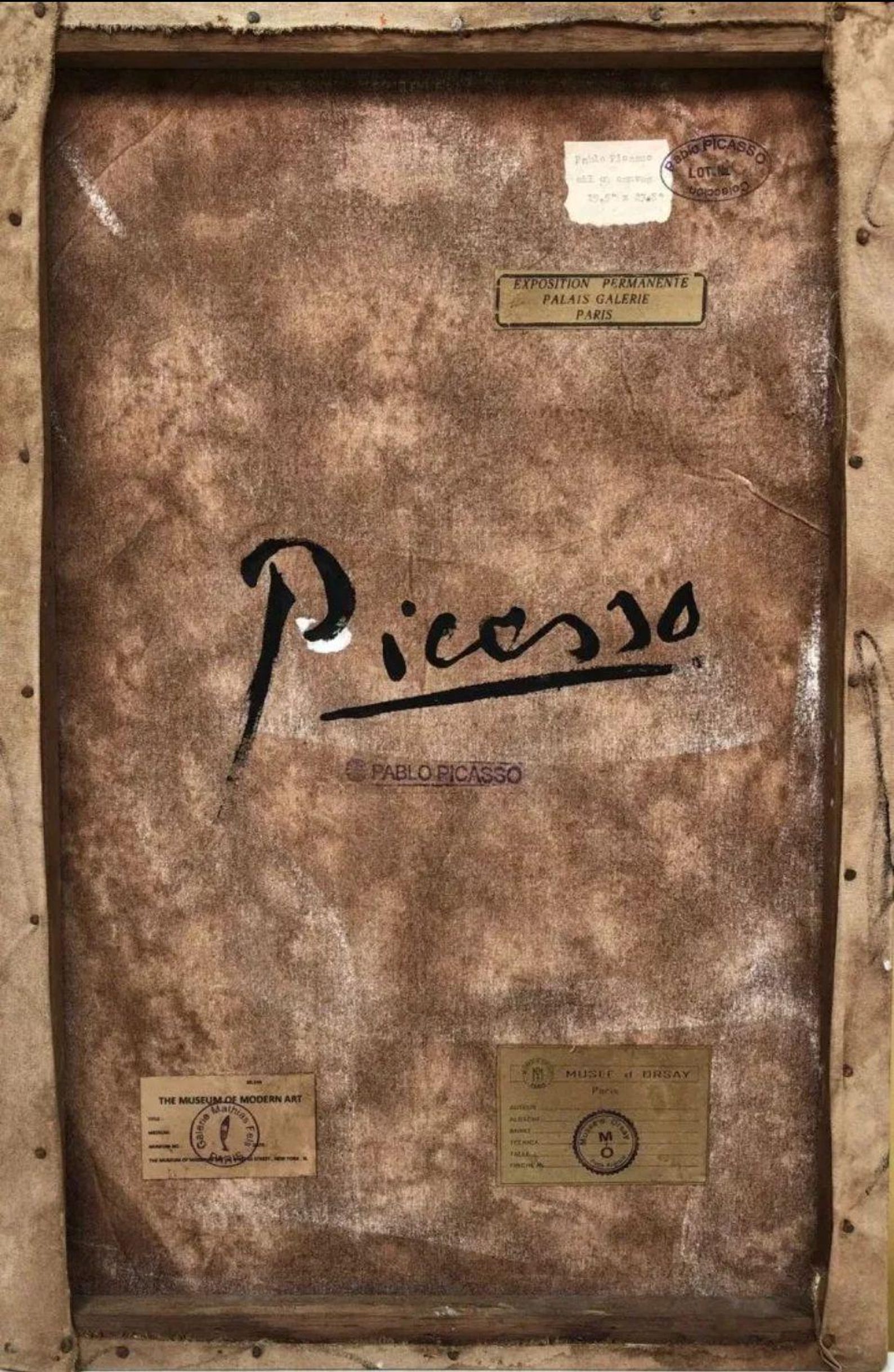 Pablo Picasso Oil on Canvas, Signed, Artwork - Etsy