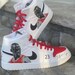 Air Jordan 1 Custom Michael Jordan the GOAT Edition - Etsy