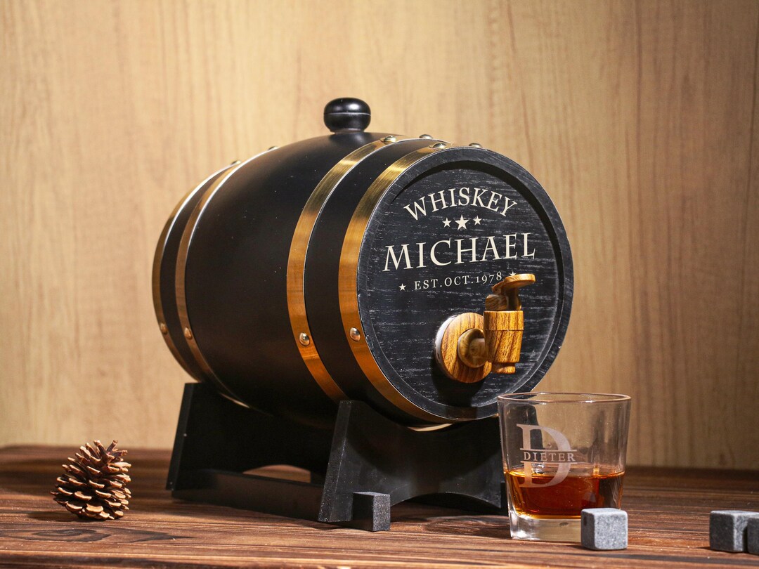 Engraved Whiskey Barrel | Groomsmen Gift Best Man Gifts | Gift for Men ...