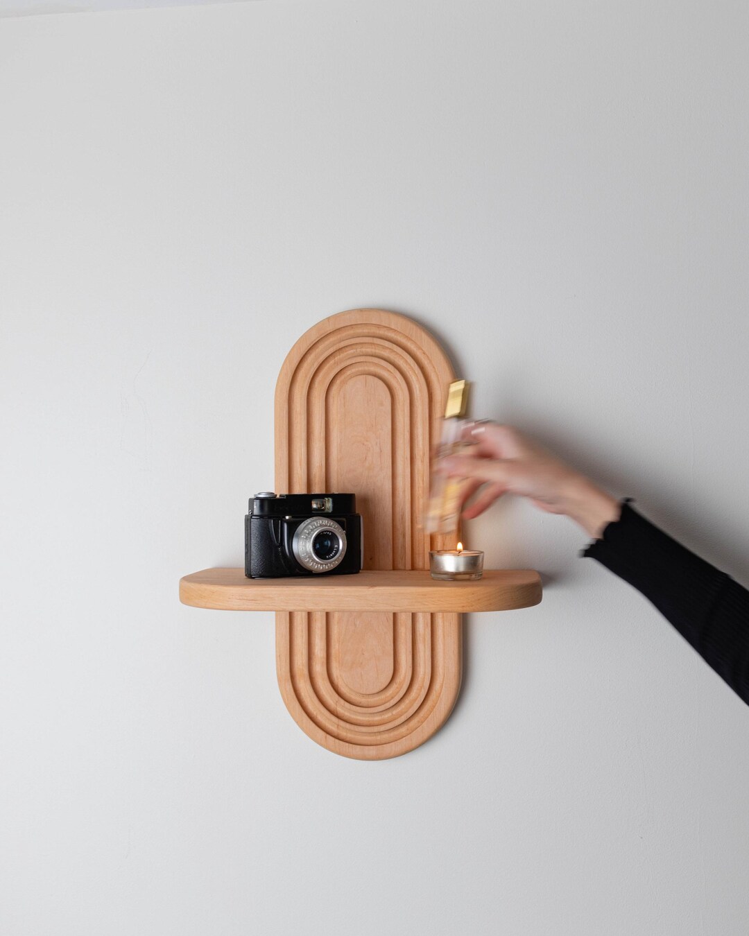Arch Shelf, Wood Shelf, Curved Shelf, Oval Shelf, Rainbow Shelf ...