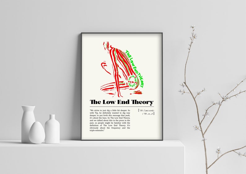 A Tribe Called Quest Posters the Low End Theory Poster Minimalist Music ...