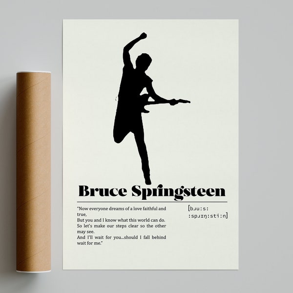 Bruce Springsteen Art - Etsy