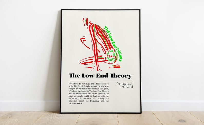 A Tribe Called Quest Posters the Low End Theory Poster Minimalist Music ...