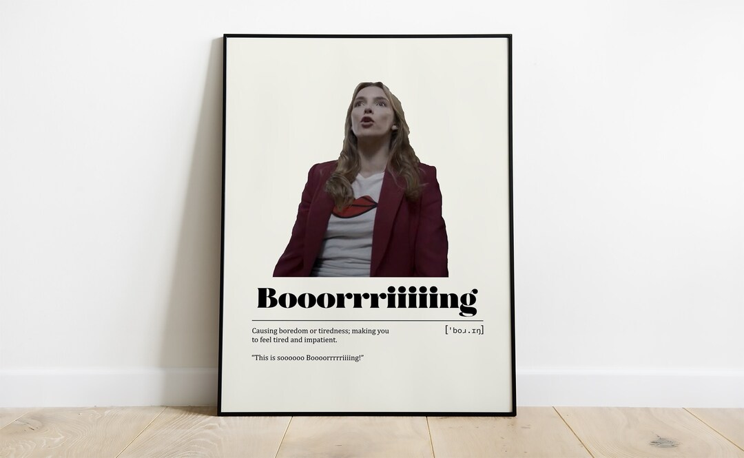 Killing Eve Boring TV Series Poster Vintage Retro Art Print Custom ...