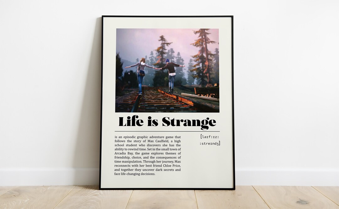 Life is Strange Poster Minimalist Game Vintage Retro Art Print Custom ...