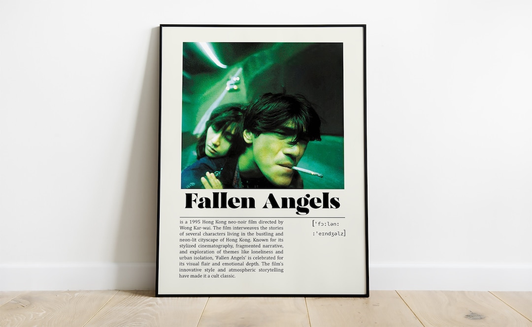 Fallen Angels Poster Kar-wai Wong Poster Movie Poster Minimalist Movie ...