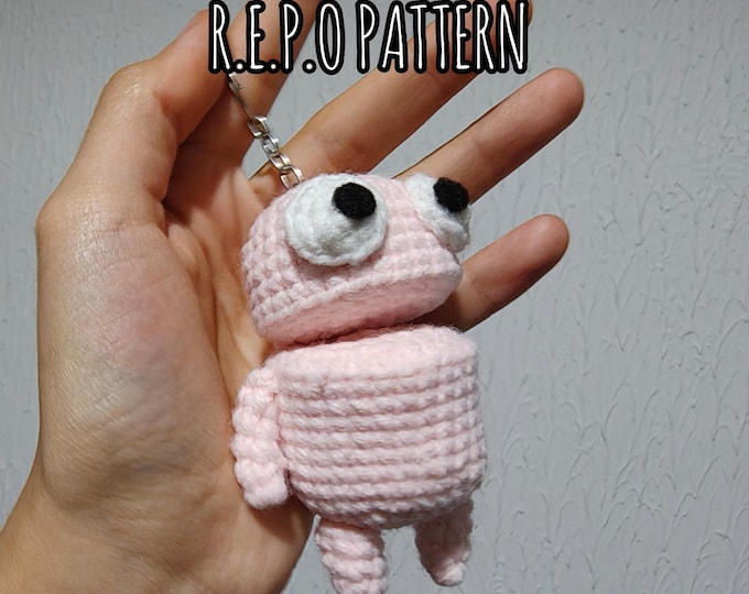 REPO Robot Crochet Plushie // Video Game R.e.p.o Handmade Amigurumi ...
