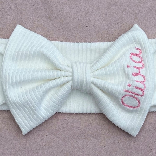 Personalized Baby Name Bow Girl - Etsy