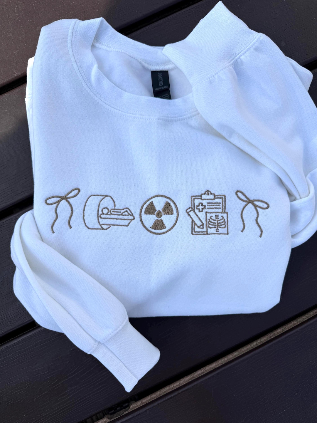 CT Radiology Tech Embroidered Sweatshirt | Icon Crewneck - Etsy