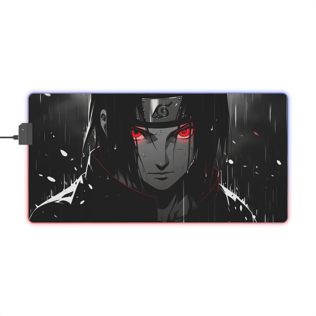 Itachi Uchiha Manga Style LED Gaming Mouse Pad - Etsy