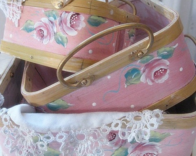 Shabby Chic Painted Boxes for Storage - Etsy