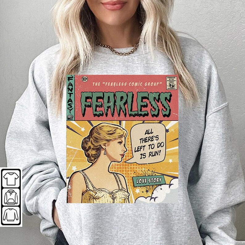 Taylor Swift Png, Fearless Comic Shirt, V2 Sweatshirt Merch Love Story ...