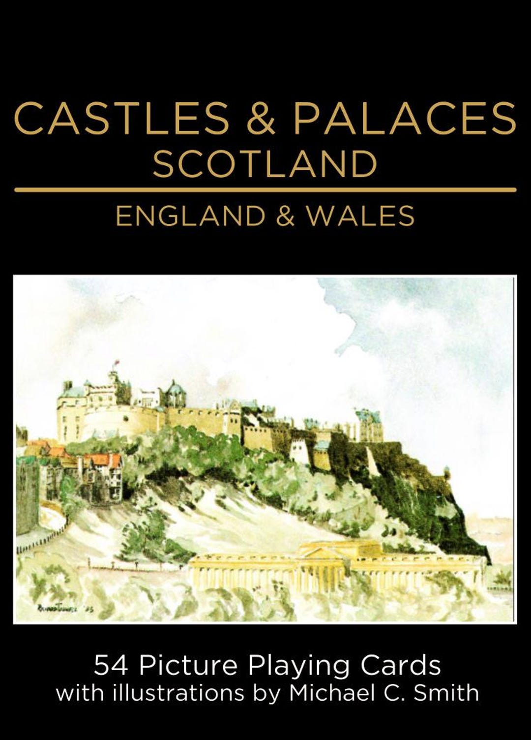 Castles and Palaces of Scotland Paintings Collectable Poker Size ...
