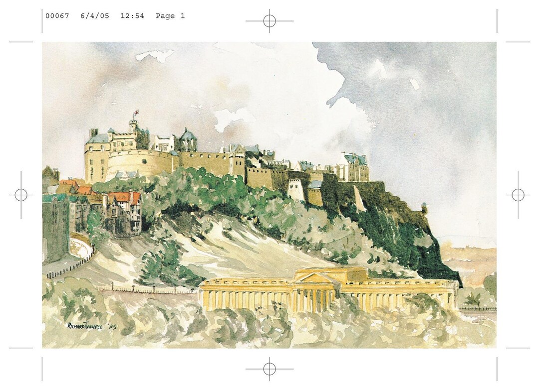 Edinburgh Castle by Richard Tugwell - Etsy