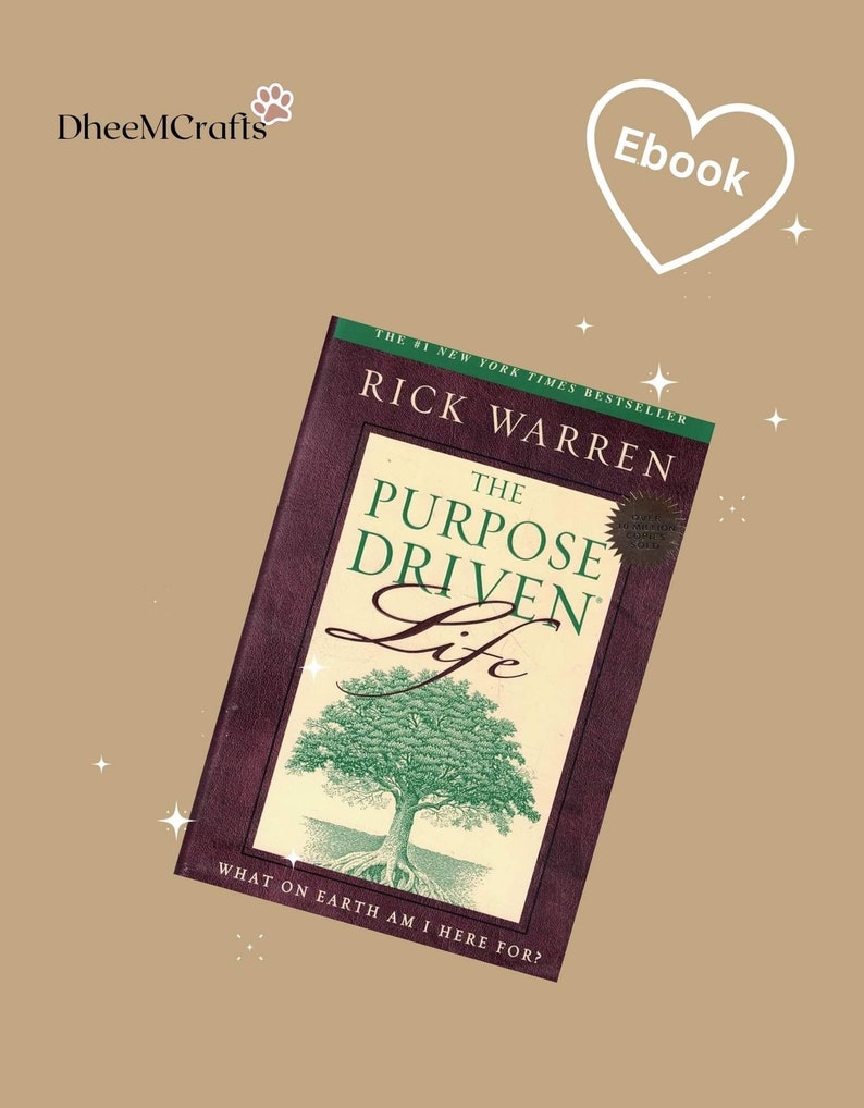 The Purpose Driven Life by Rick Warren - Etsy