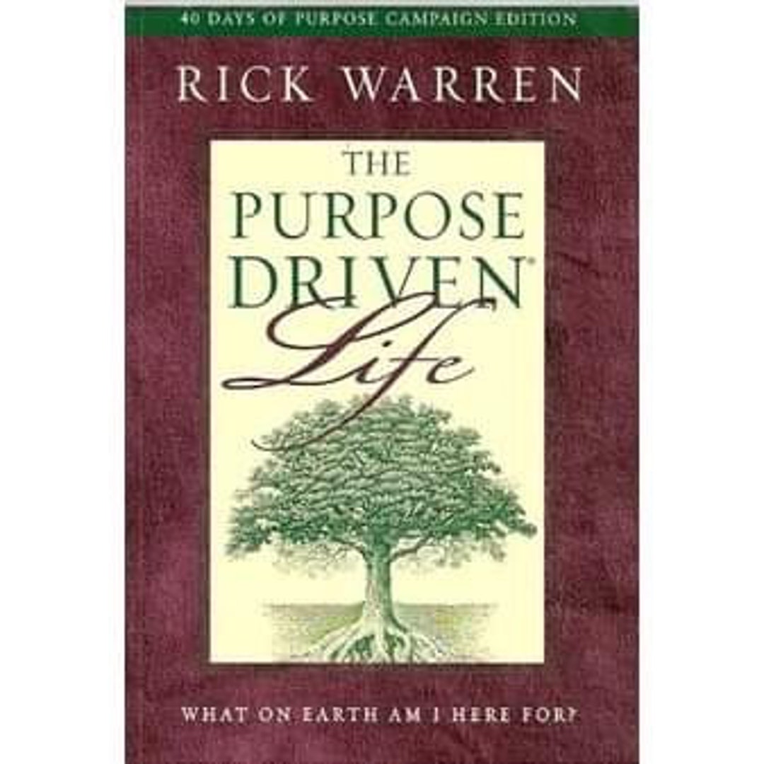 The Purpose Driven Life by Rick Warren - Etsy