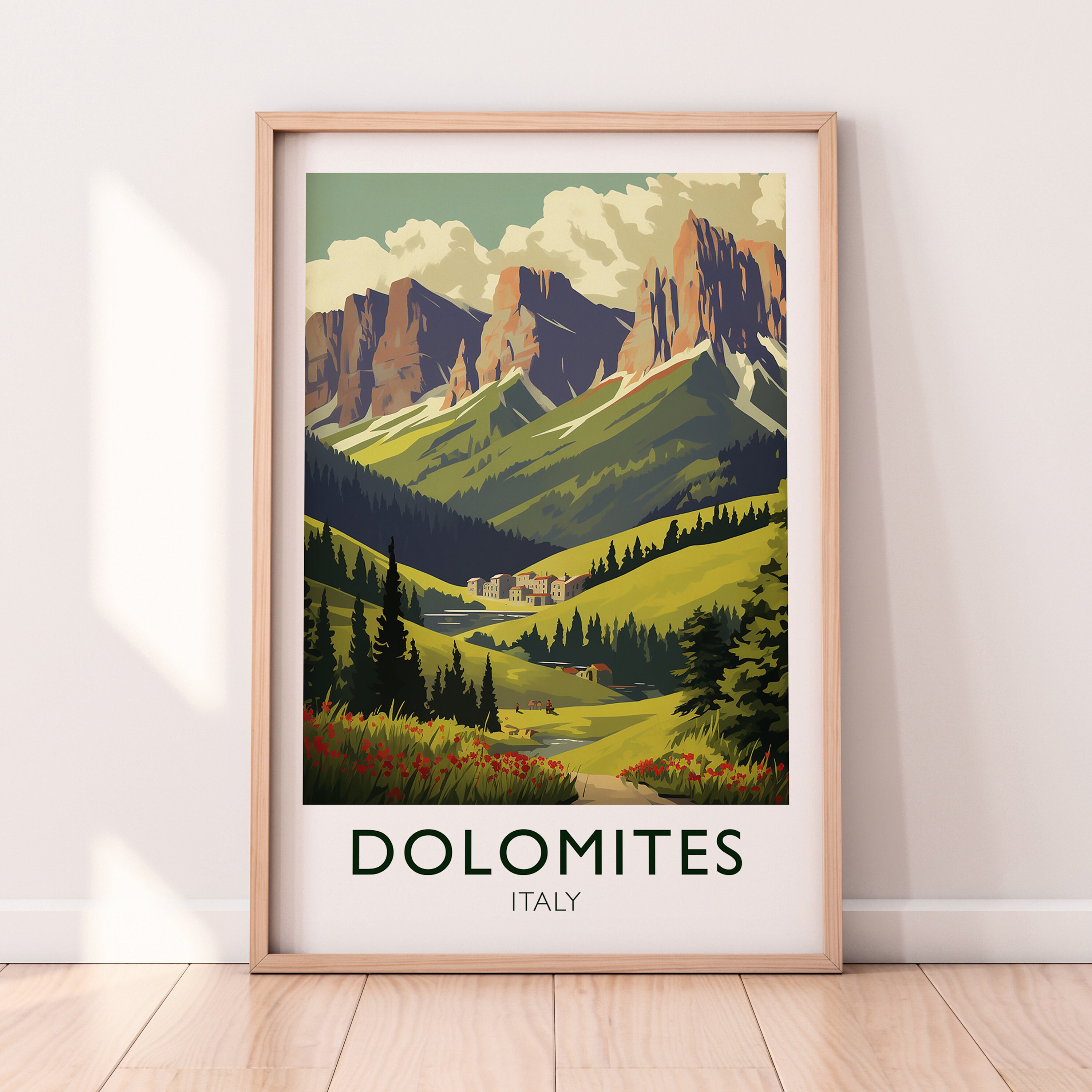 Dolomites Digital Print Printable Wall Art Digital Art Download Travel ...