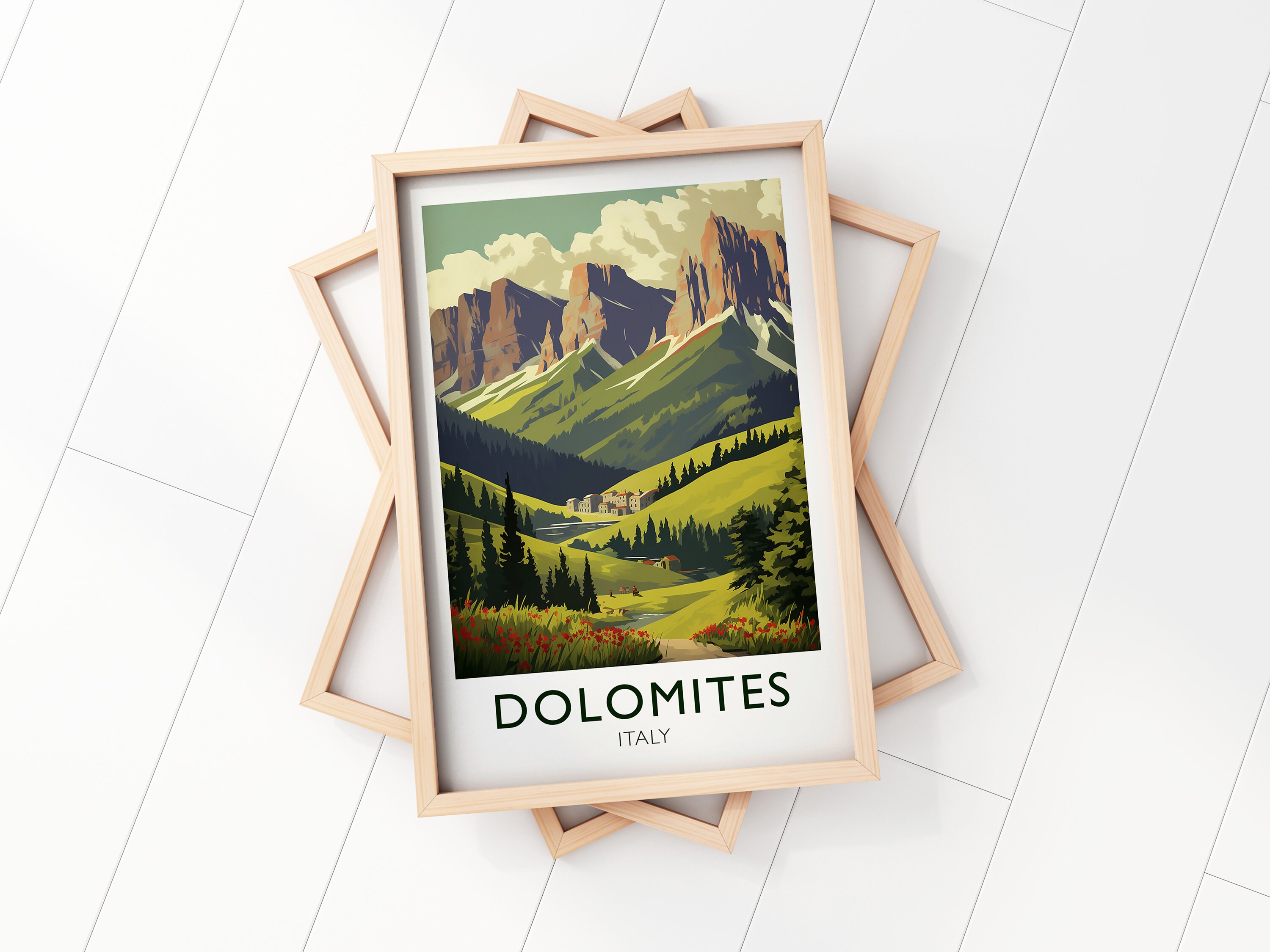 Dolomites Digital Print Printable Wall Art Digital Art Download Travel ...