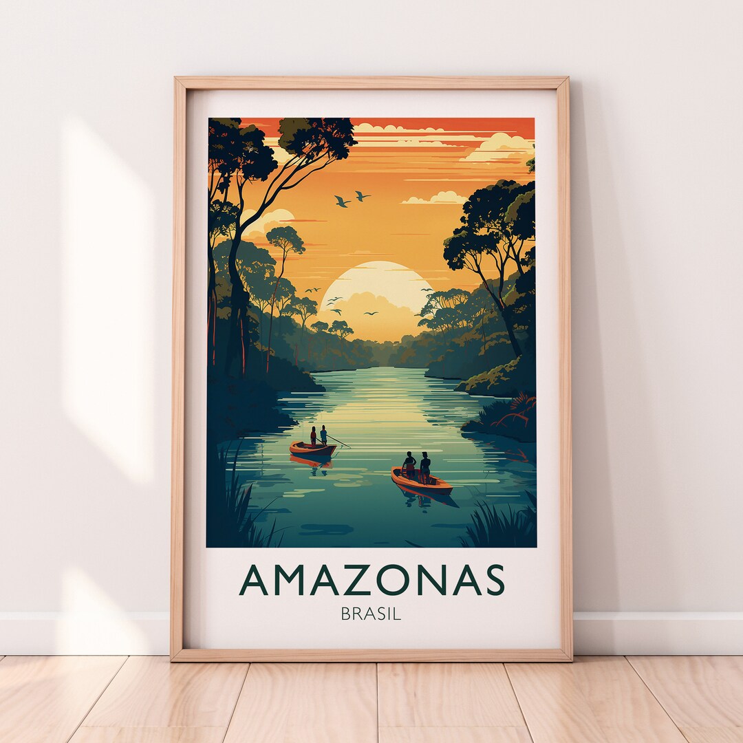 Amazonas Digital Print Printable Wall Art Digital Art Download Travel ...