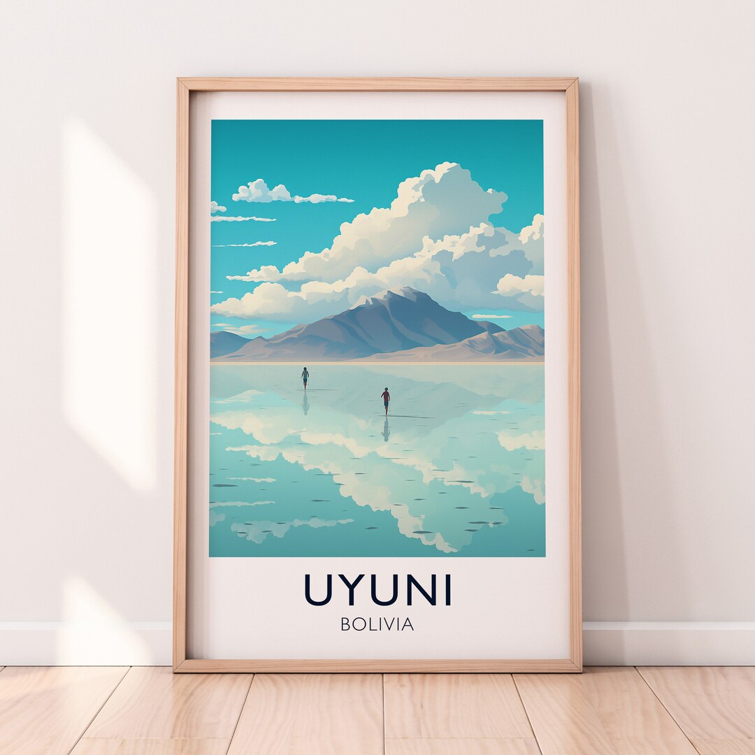 Uyuni Digital Print Printable Wall Art Digital Art Download Travel Wall ...