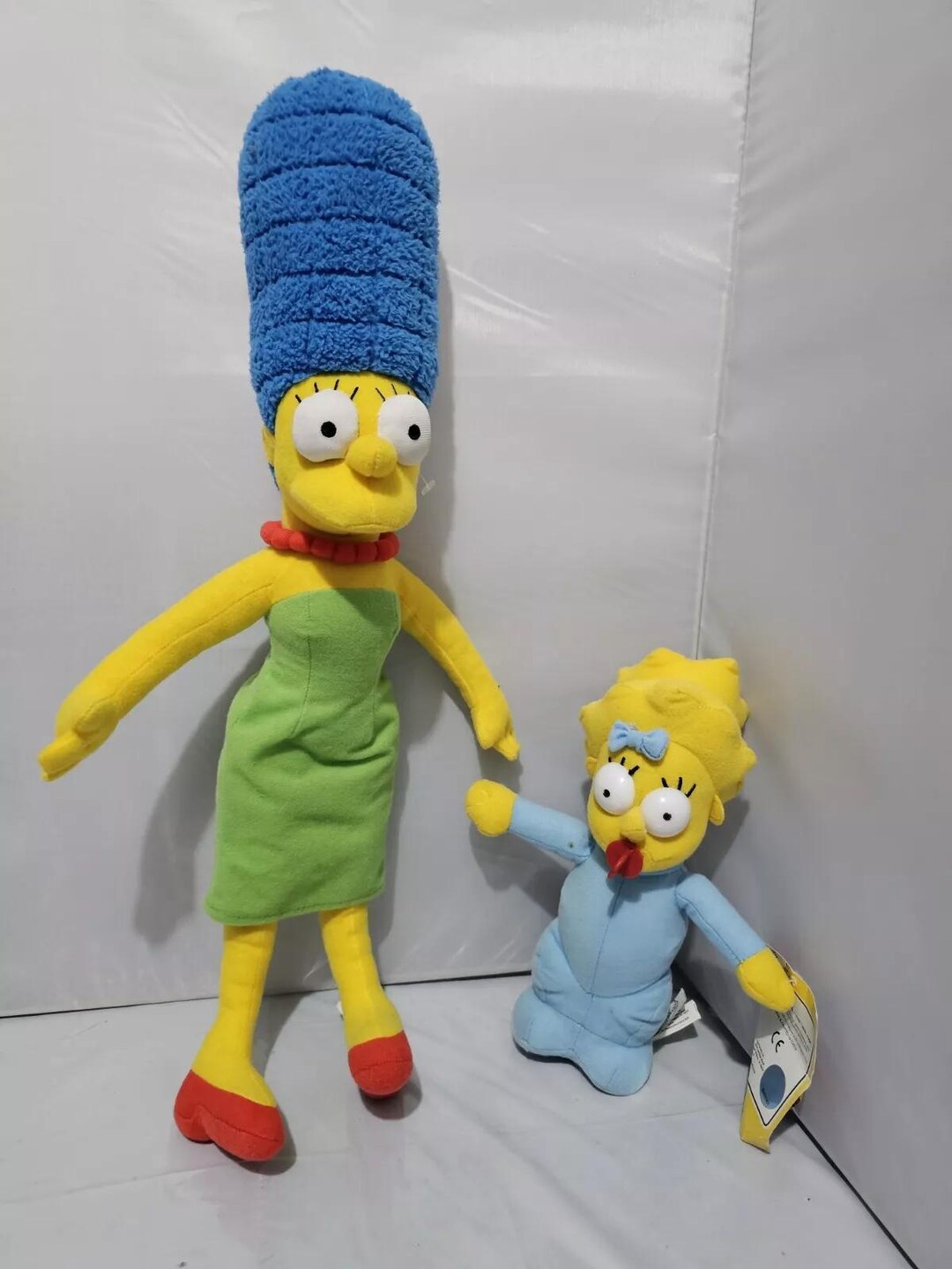 The Simpsons Marge 19 Universal Studios Plush Doll & Maggie Toy Factory ...