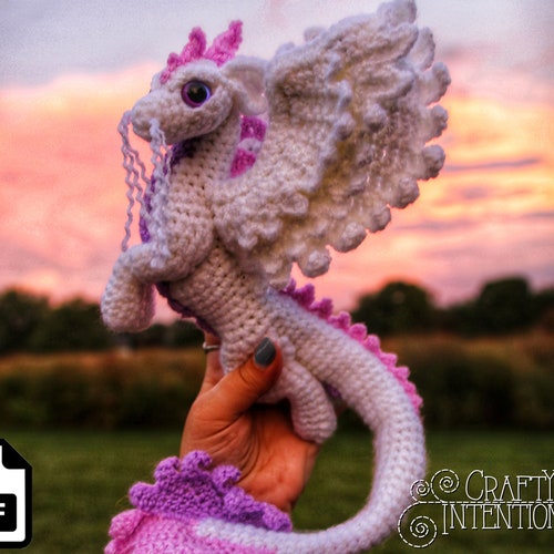 Elemental Earth Dragon Crochet Amigurumi Digital PDF Pattern - Etsy