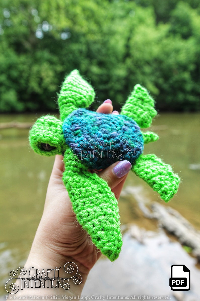 Baby Sea Turtle Pattern by Crafty Intentions DIGITAL PDF | Etsy