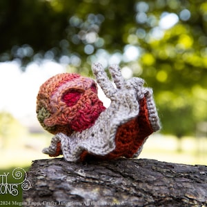 Add-on Spiral Skull Snail Shells Crochet Pattern by Crafty Intentions ...