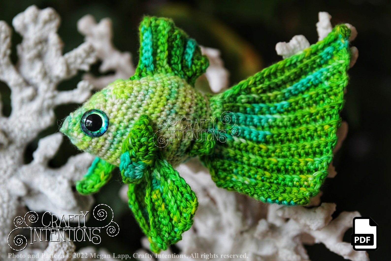 Goldfish Crochet Amigurumi Pattern DIGITAL PDF by Crafty Intentions ...
