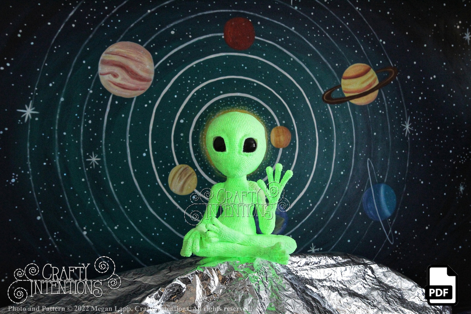 Alien Crochet Amigurumi Pattern DIGITAL Download PDF by Crafty ...