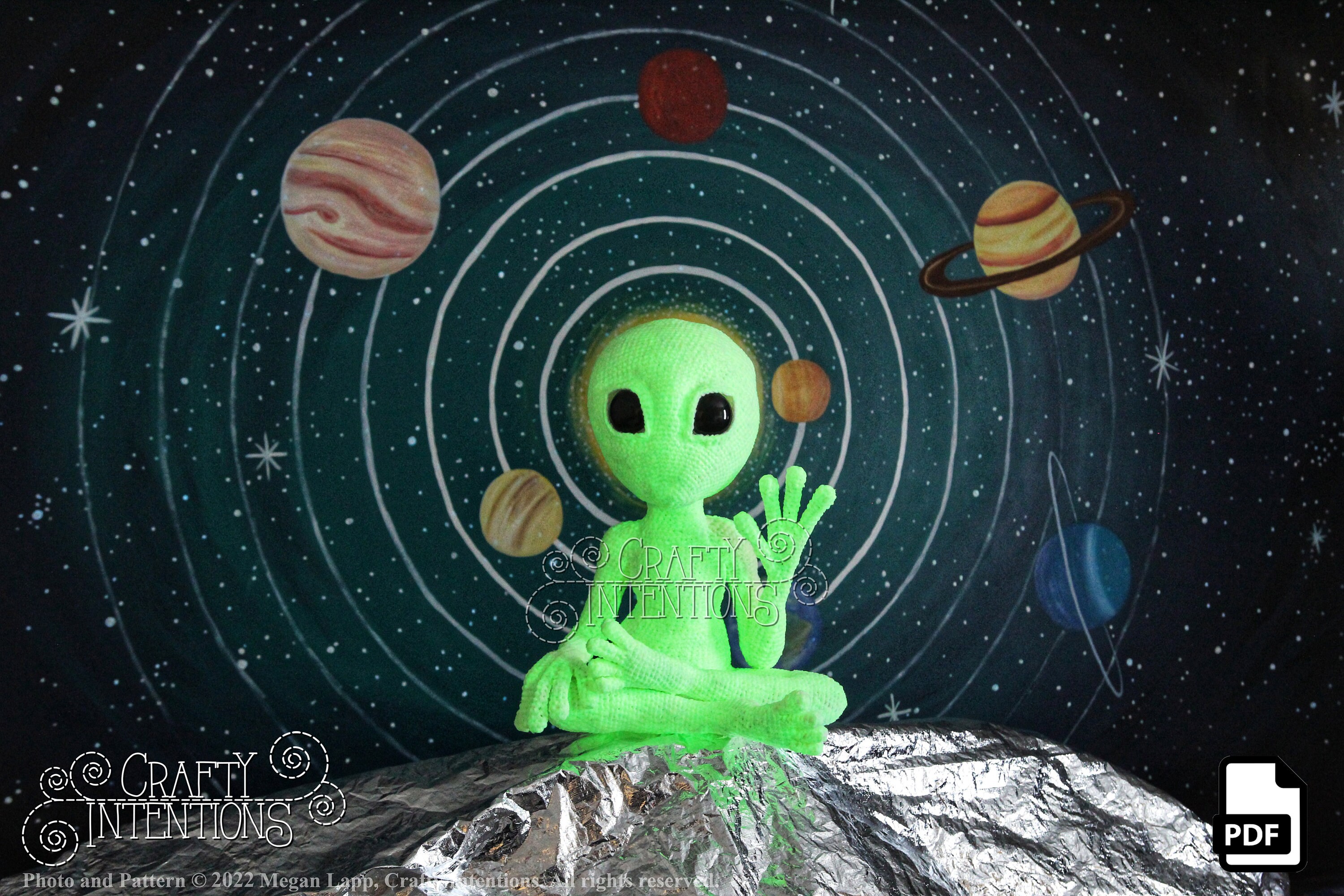 Alien Crochet Amigurumi Pattern DIGITAL Download PDF by Crafty | Etsy UK