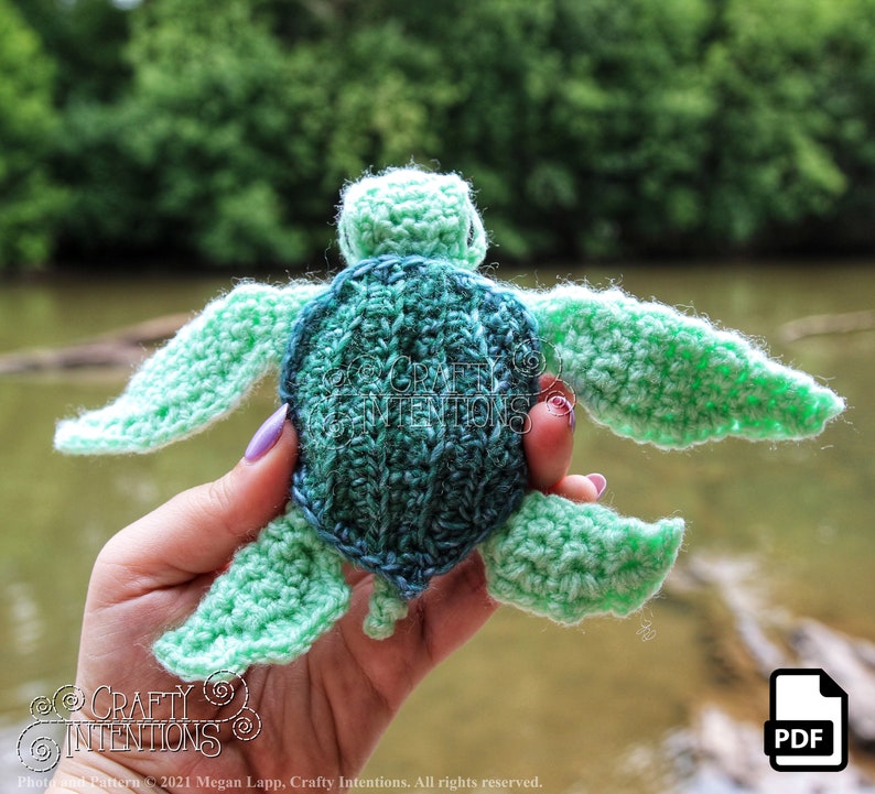 Baby Sea Turtle Pattern by Crafty Intentions DIGITAL PDF | Etsy