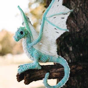 Small Wyvern Crochet Pattern by Crafty Intentions Downloadable DIGITAL ...