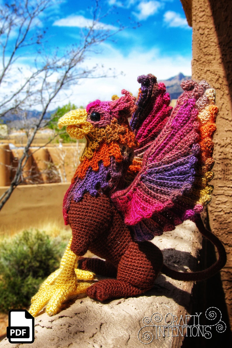 Griffin Crochet Amigurumi Pattern DIGITAL PDF by Crafty - Etsy UK